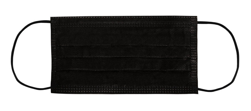 3-ply Face Mask Black (50) | Patriot Medical Devices