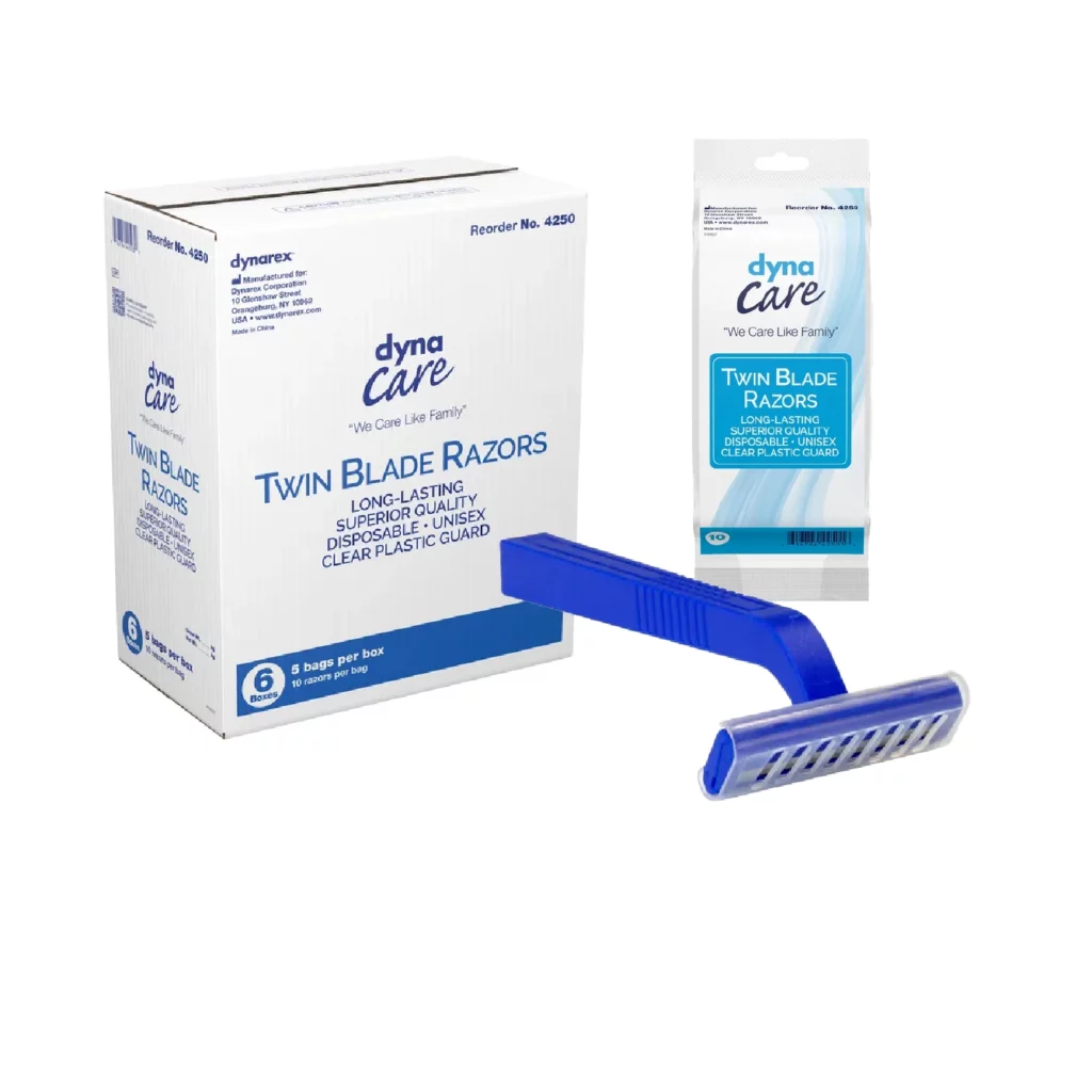 Dynarex Twin Blade Razors (50) | Patriot Medical Devices